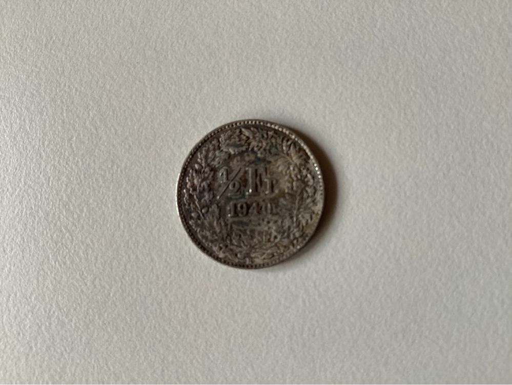 Münze 50 Rappen 1940 | Kaufen auf Ricardo