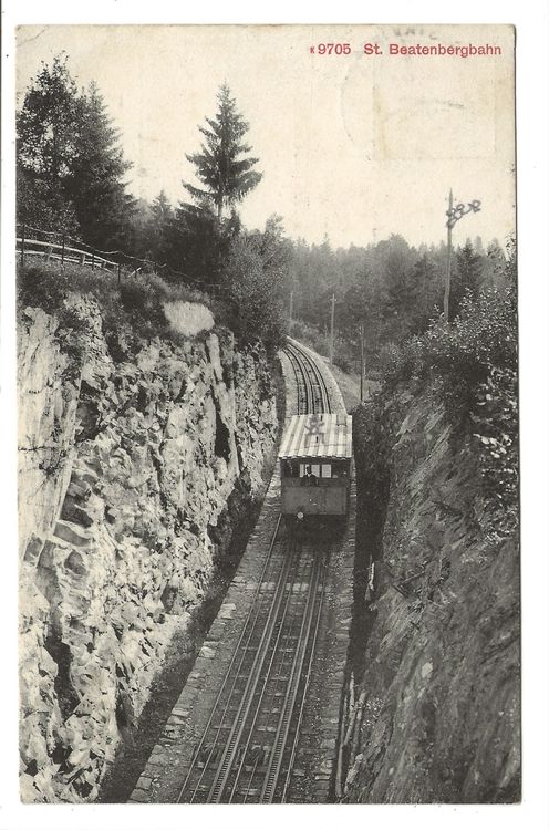 St. Beatenberg (BE) Standseilbahn - Thunersee - 1912 (Gebraucht) in Engelburg für CHF 12.9 – mit ...
