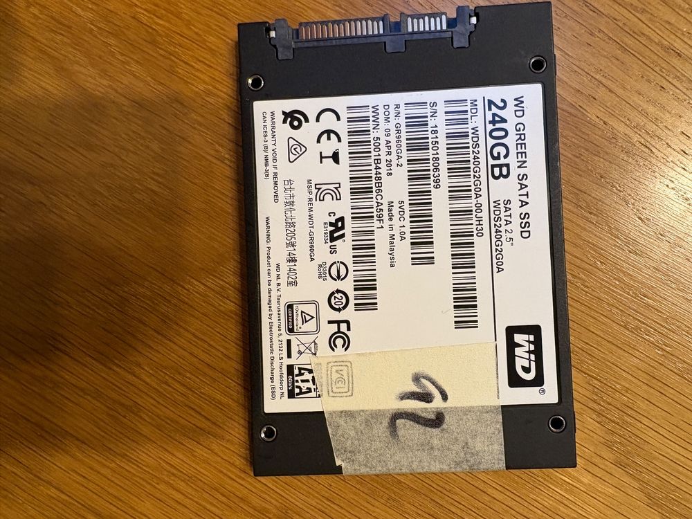 ssdb 240gb WD Green (Usato) a Bürglen UR per CHF 15 – con consegna ...