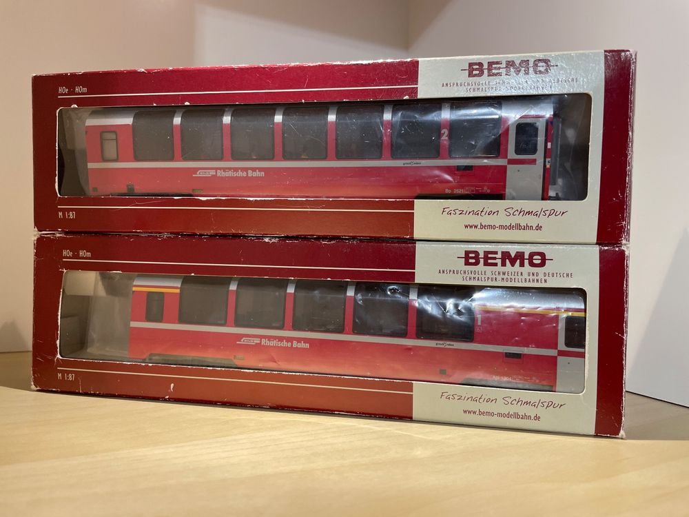 Bemo RhB Panoramawagen 1. + 2. Klasse h0m, OVP (Gebraucht) in Solothurn für CHF 75 – mit ...