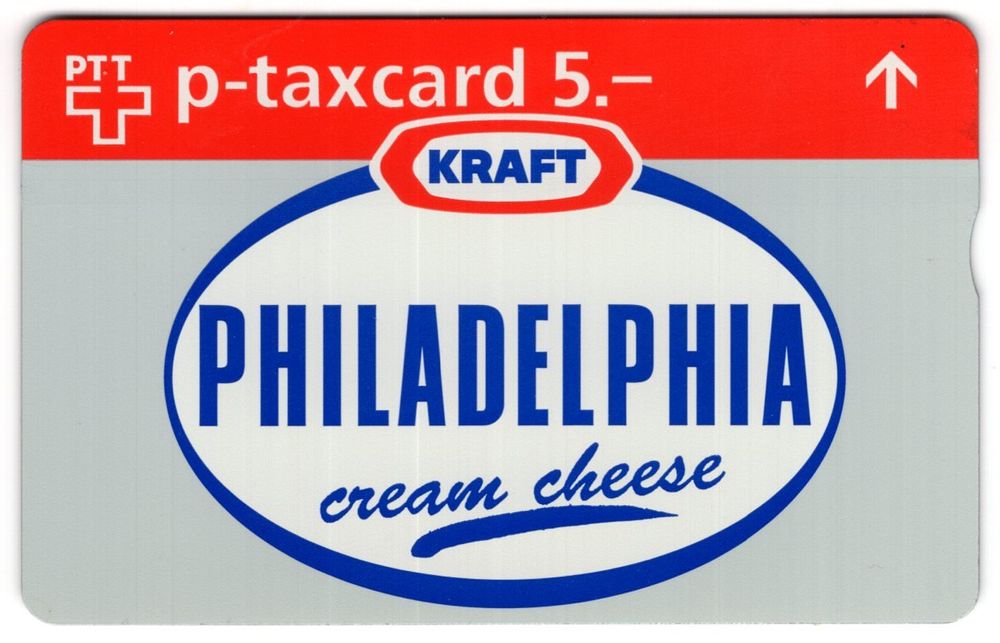 PHILADELPHIA cream cheese - seltene FullFace Firmen Taxcard (Neu ...