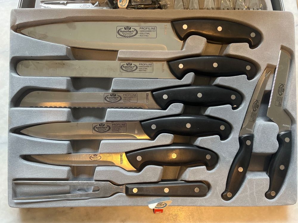 Messer Set von Kaiserbach mit Koffer 24teilig (Neu (gemäss Beschreibung ...