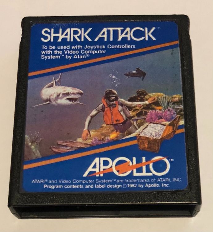 Shark Attack für Atari 2600 (Gebraucht) in Kestenholz für CHF 16 – mit ...