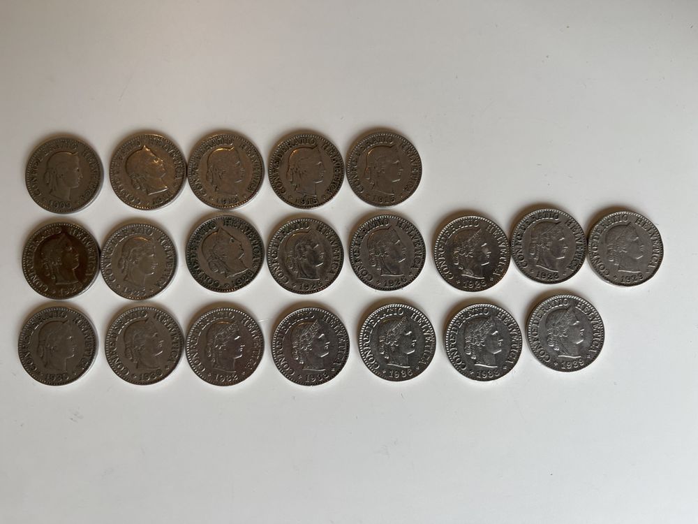 Lot von alten 10 Räppler, einige Raritäten. (Gebraucht) in Winterthur ...