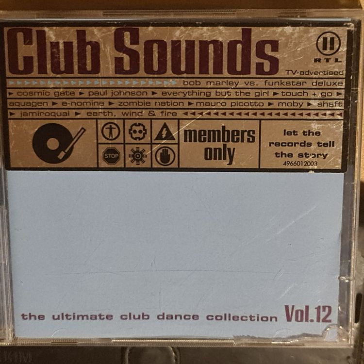 Club sounds Vol.12 (Gebraucht) in für CHF 1 – mit Lieferung auf Ricardo ...