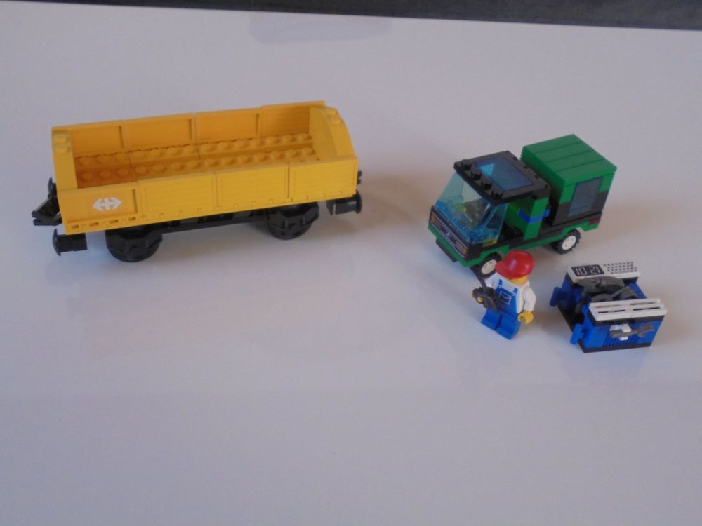 LEGO - EISENBAHN - WAGON - MIT - CONTAINER - LKW (Gebraucht) in ...