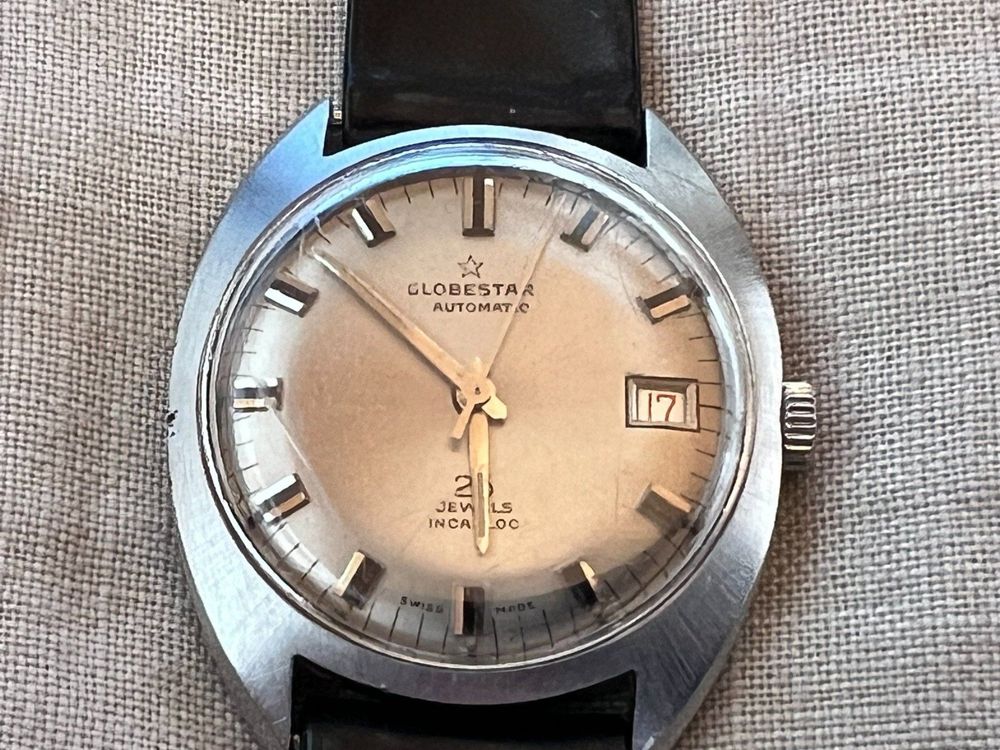 GLOBESTAR AUTOMATIK 25 JEVELS SWISS MADE 35mm | Kaufen auf Ricardo
