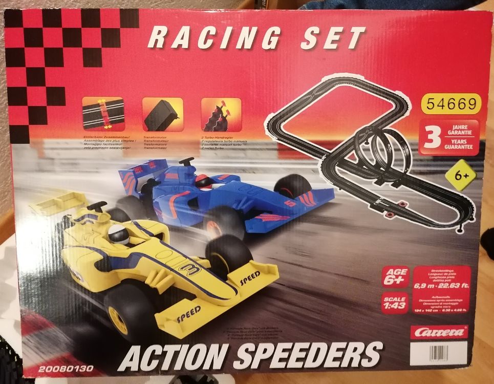 Carrera Racing Set, Action Speeders 54669 (Gebraucht) in Winkel für CHF ...