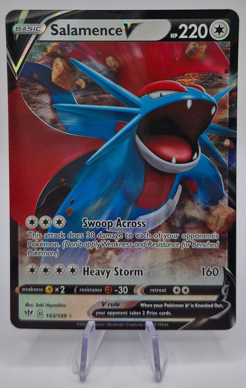 Salamence V / Brutalanda V / Darkness Ablaze / DAA 143 (Neu (gemäss ...