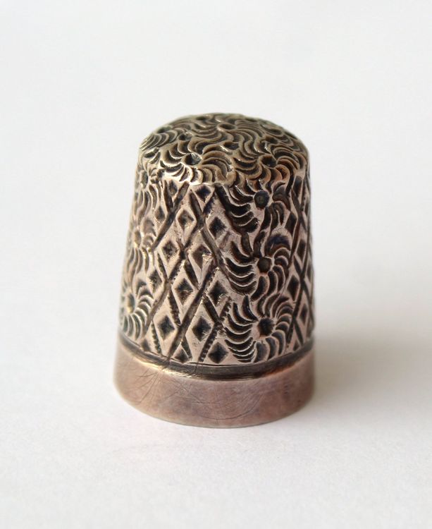 Antiker Fingerhut Sterling Silber 925 Engl. Birmingham 1911 (Gebraucht ...