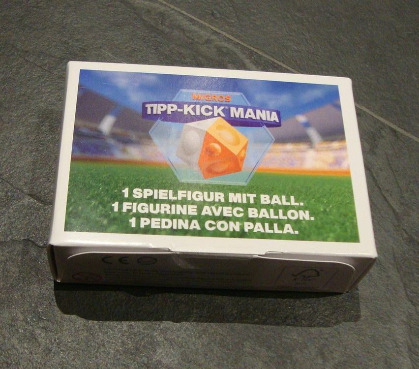 ++ Migros TIPP-KICK Mania Figur mit Ball und Box ++ NEU ++ | Kaufen auf Ricardo