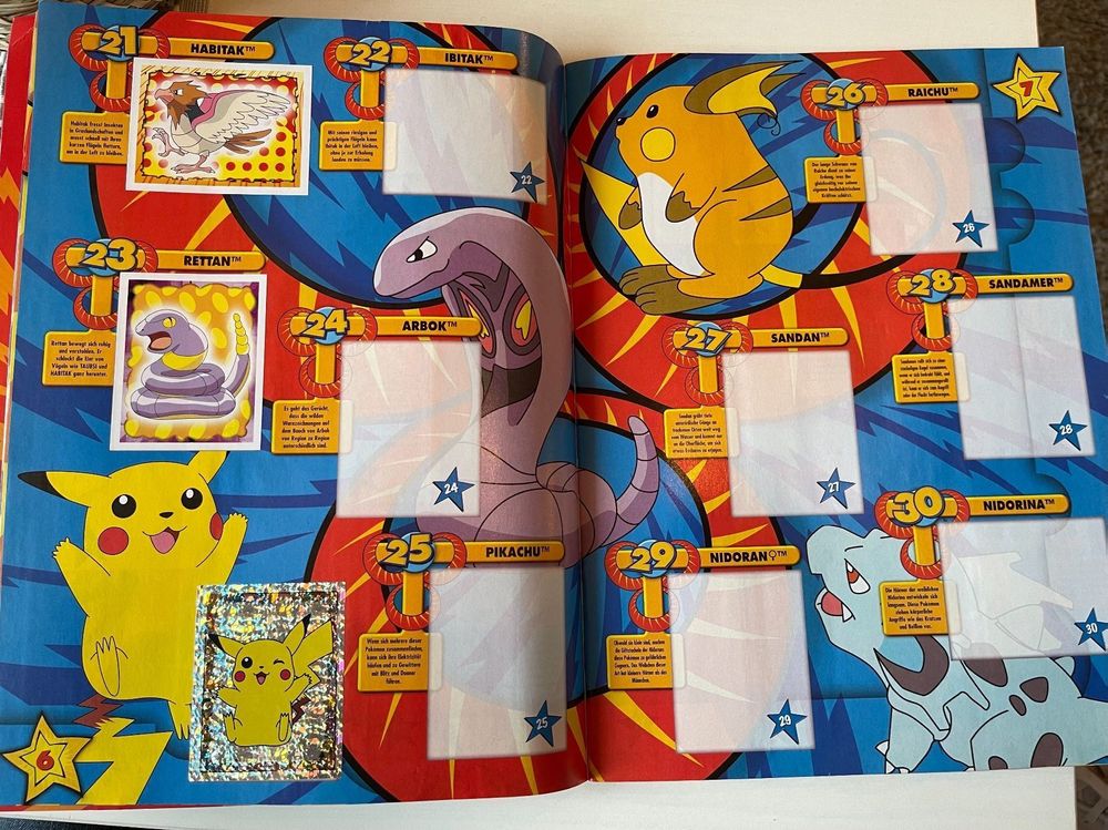 Pokémon Stickeralbum (Gebraucht) in Bätterkinden für CHF 15 – mit ...