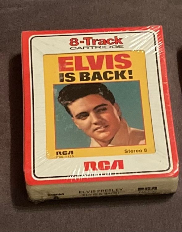 Elvis 8 Spur / 8 Track Kassette- originalverp. Elvis is back (Neu und ...