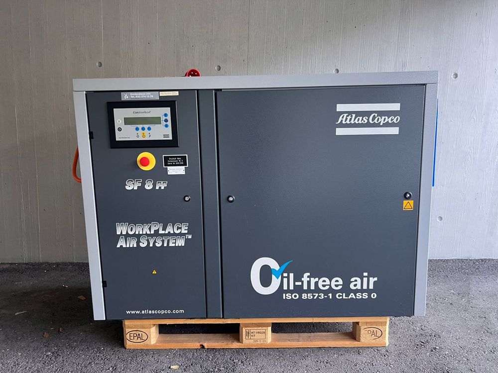 Atlas Copco SF 8 FF ölfreier Kompressor (Gebraucht) in Horgen für CHF ...