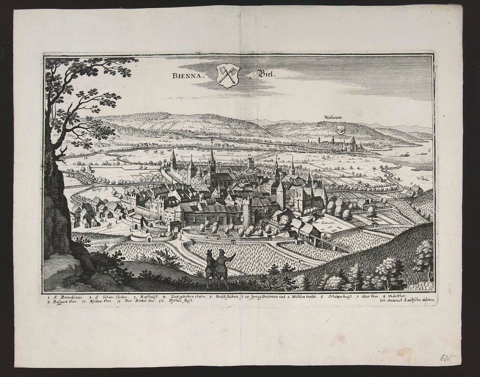 Biel Bienne Kupferstich von Merian (Gebraucht) in Rafz für CHF 95 – mit Lieferung auf Ricardo kaufen