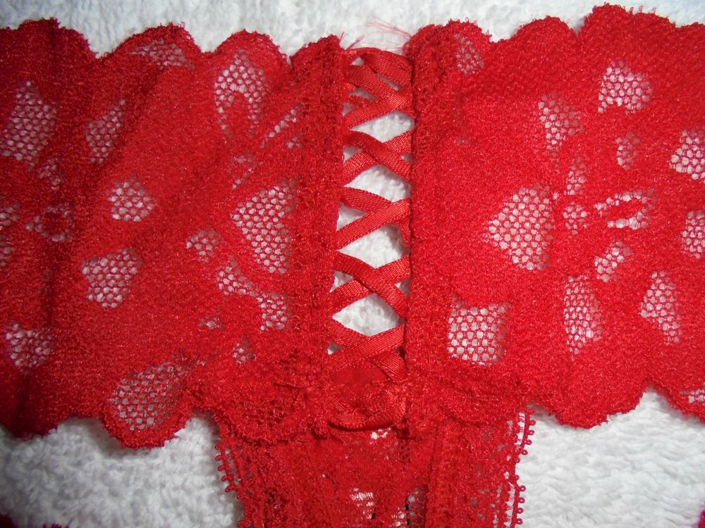 VICTORIA'S SECRET LACE THONG, M, NEU, RÜCKSEITE..... (Neu und ...