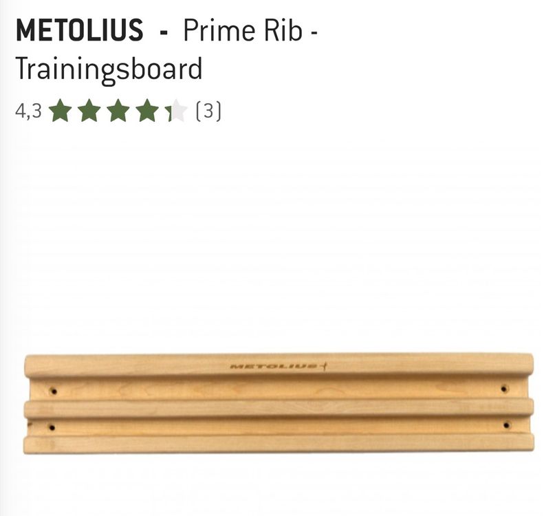 Metolius Prime Rib Trainingsboard Kletterboard | Kaufen auf Ricardo