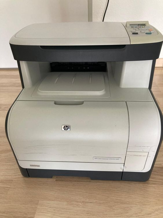 Drucker HP Color LaserJet CM1312 MFP + Druckerpatrone (Gebraucht) in ...