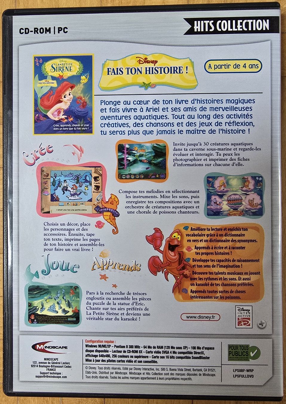 PC : La Petite Sirène - LIVRE ANIMÉ INTERACTIF (D'occasion) à ...