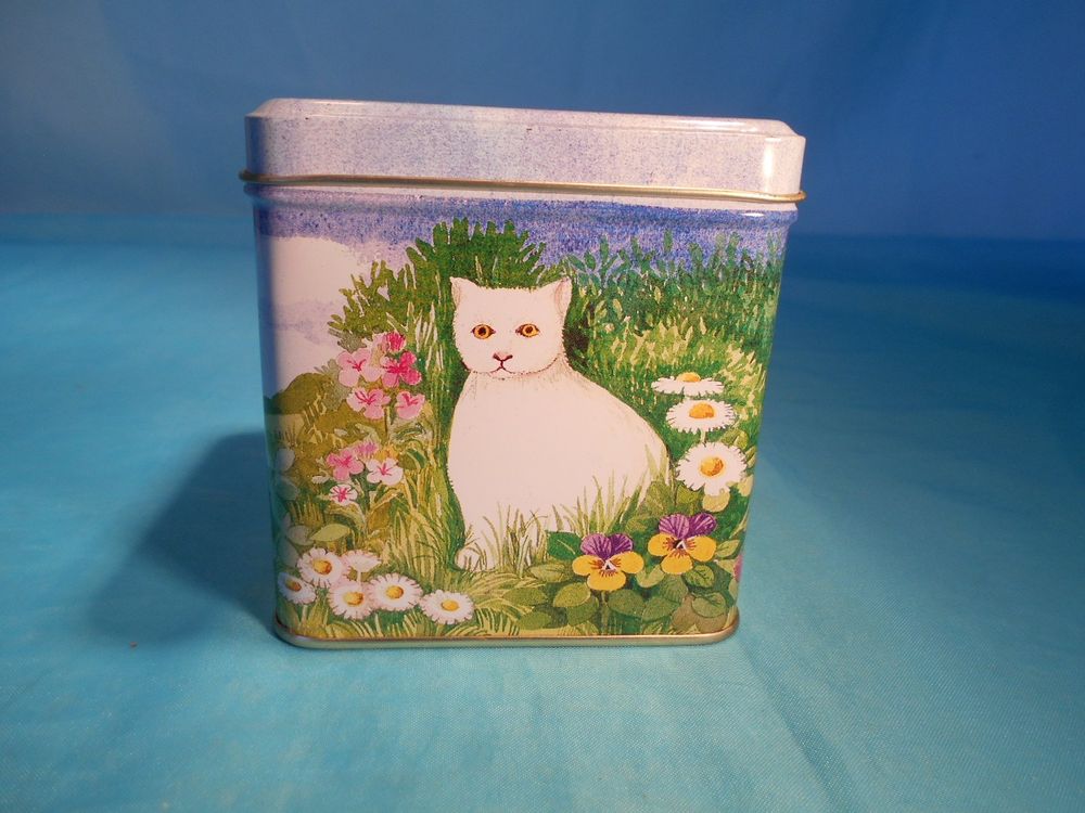 Blechbüchse mit weissen Katzen, Lüber, Pat Albeck | Kaufen auf Ricardo
