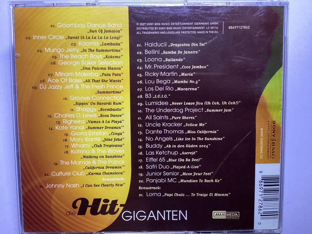 2CD Die Hit-Giganten - Sommerhits (Gebraucht) in Wil AG für CHF 1 – mit ...