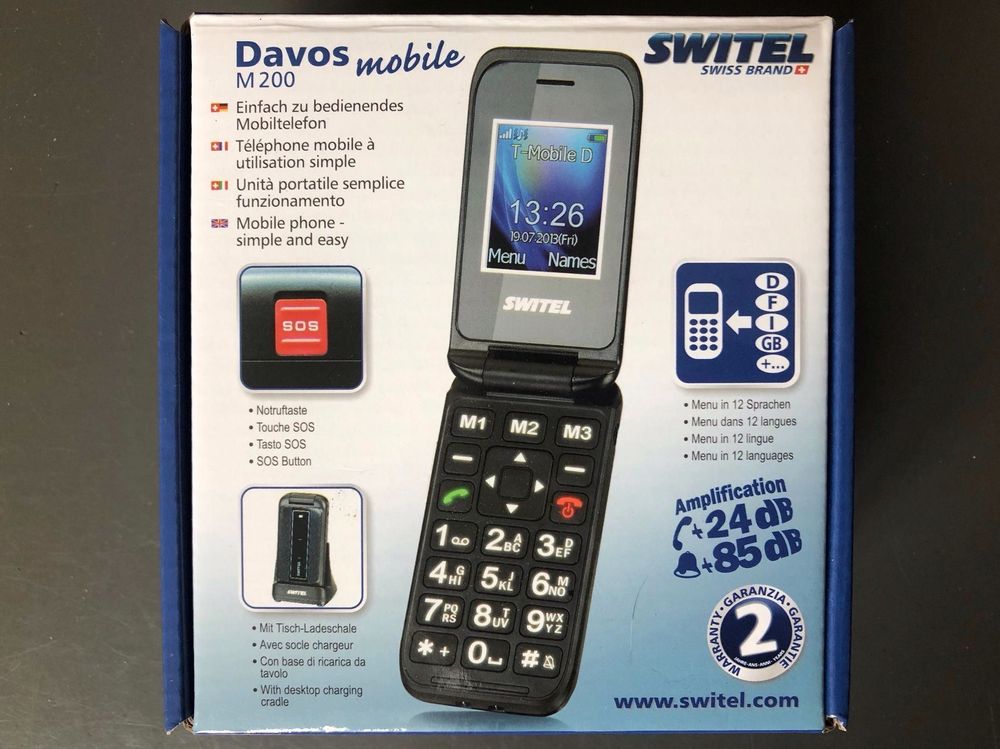 Handy SWITEL Davos M200 mobile (Gebraucht) in zürich für CHF 12 – mit Lieferung auf Ricardo kaufen