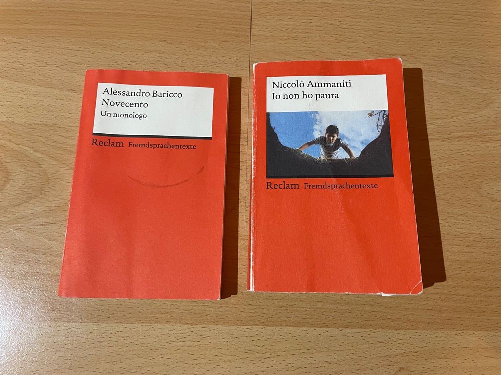 2 livres italien Un monologo - Io non ho paura | Kaufen auf Ricardo