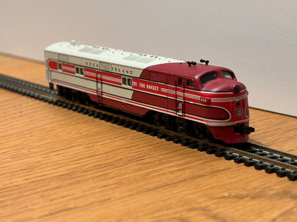 a294: Diesellokomotive THE ROCKET, analog (Spur N) (Defekt) in ...