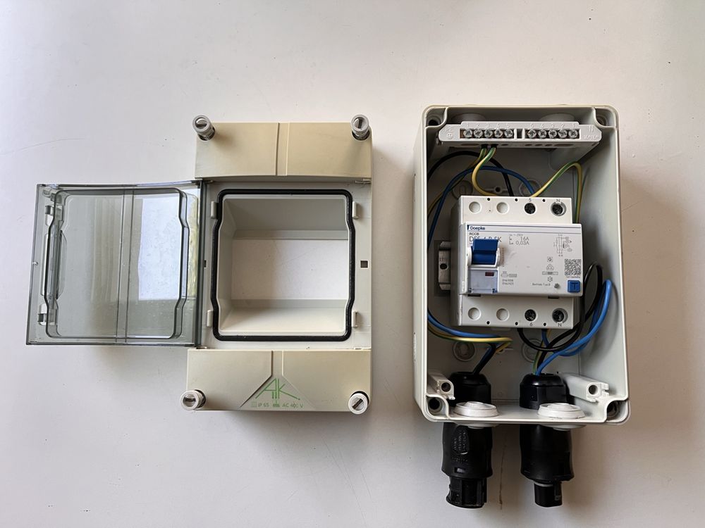 Schutzeinrichtung Grid-Box für Plug&Play Photovoltaikanlage (Gebraucht ...