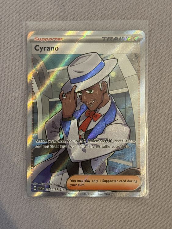 Pokémon Cyrano 230/191 Surging Sparks (Neu (gemäss Beschreibung)) in St ...