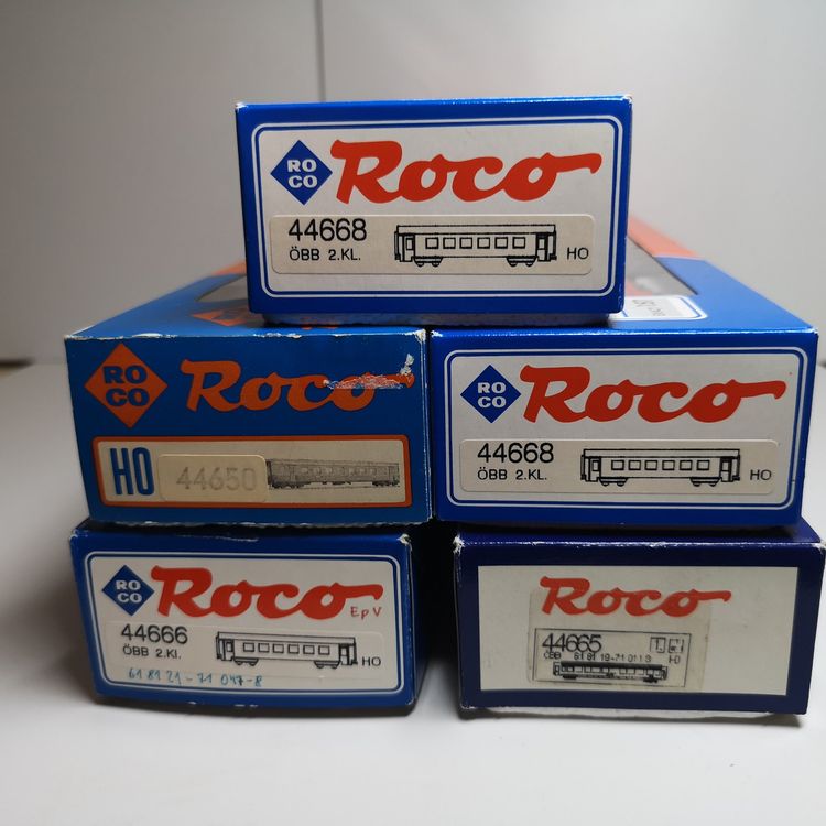 5 x Roco Eurofima Wagen SBB/ÖBB 1:87 DC OVP (Gebraucht) in Dittingen ...