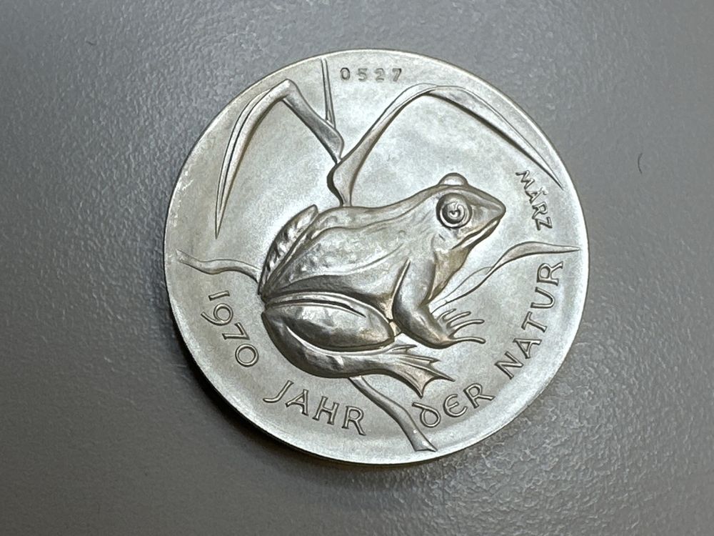 Medaille Silber 999 20g 1970 Jahr der Natur März (Neu (gemäss Beschreibung)) in Herisau für CHF ...