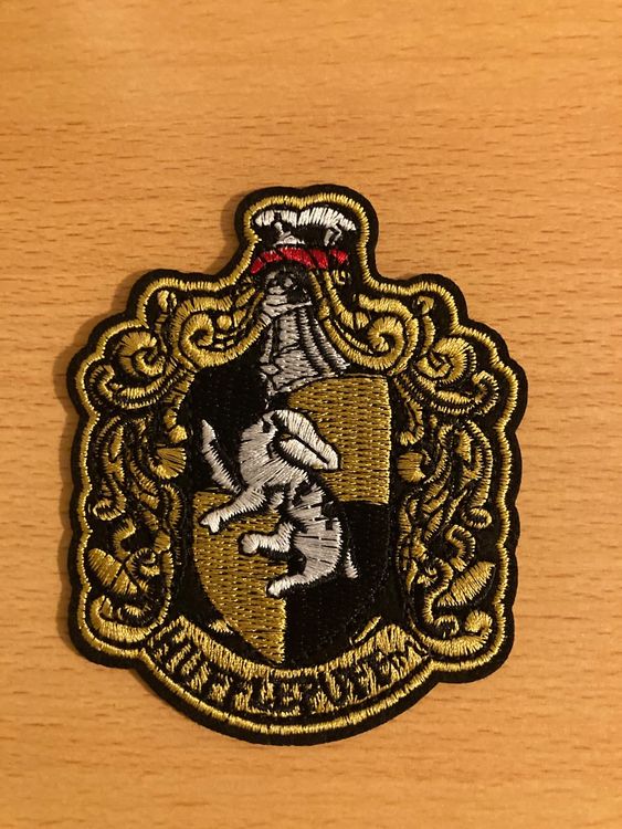 Harry Potter House of Hufflepuff Patch Sticker Aufnäher | Kaufen auf ...