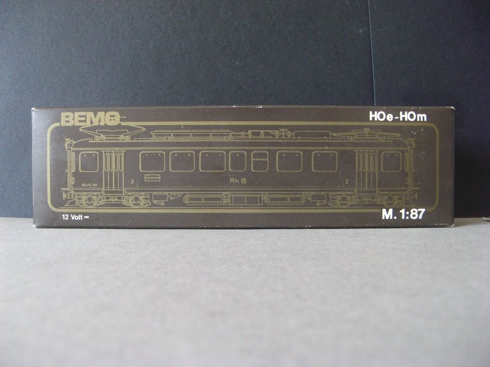 Bemo locomotive RhB ABe 4/4 501 avec OVP occ | Kaufen auf Ricardo