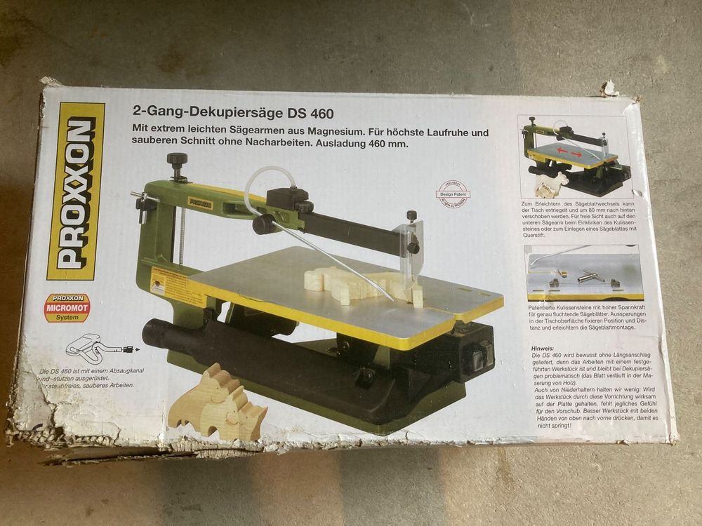 2-Gang Dekupiersäge DS 460 Proxxon | Kaufen auf Ricardo