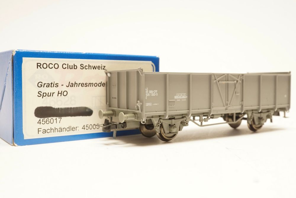 2ß Roco SBB Hochbordwagen E grau Jahresmodell 96/97 (Gebraucht) in Uetendorf für CHF 13 – mit ...