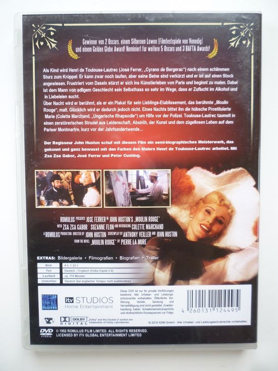 Moulin Rouge Klassiker 1952 mit Jose Ferrer, Zsa Zsa Gabor | Kaufen auf Ricardo
