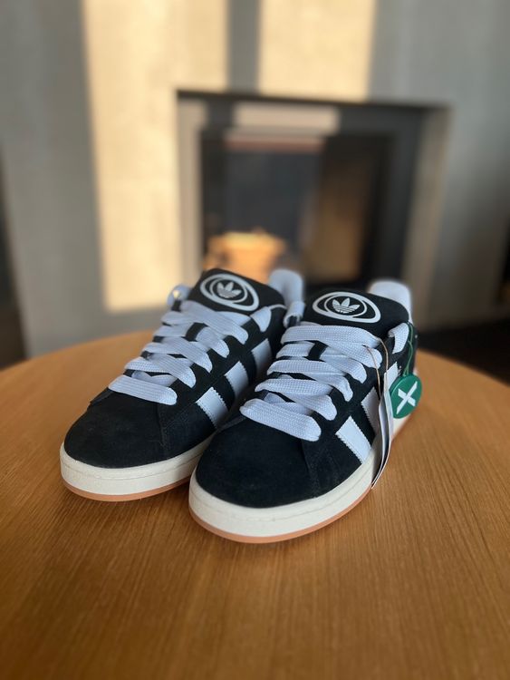 Neuer Adidas Campus 43 1/3 schwarz/weiss (Neu und originalverpackt) in ...
