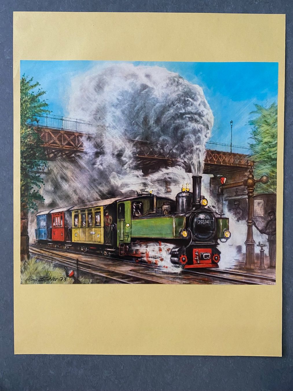 Original Vintage Poster - Dampfzug (Gebraucht) in Zürich für CHF 35 ...
