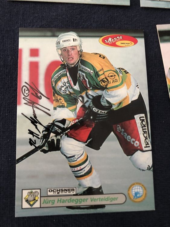 Jürg Habegger EHC Olten Hockey Card signiert (Gebraucht) in ...