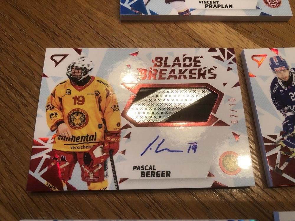 Pascal Berger SCL Tiger s Blade Breakers signiert limitiert | Kaufen auf Ricardo