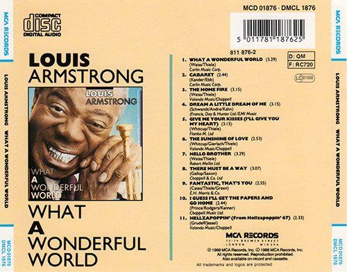 Louis Armstrong - What a wonderful world (Gebraucht) in Grüningen für ...
