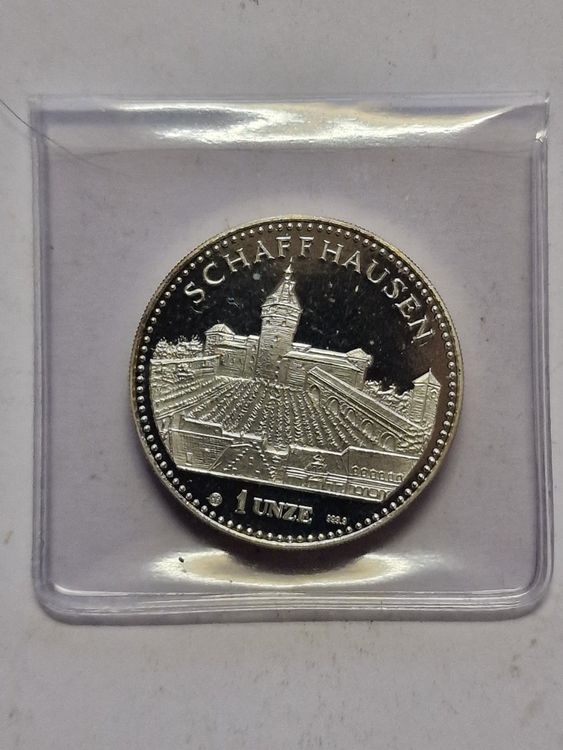 Silber Unze Schaffhausen 1996. | Kaufen auf Ricardo
