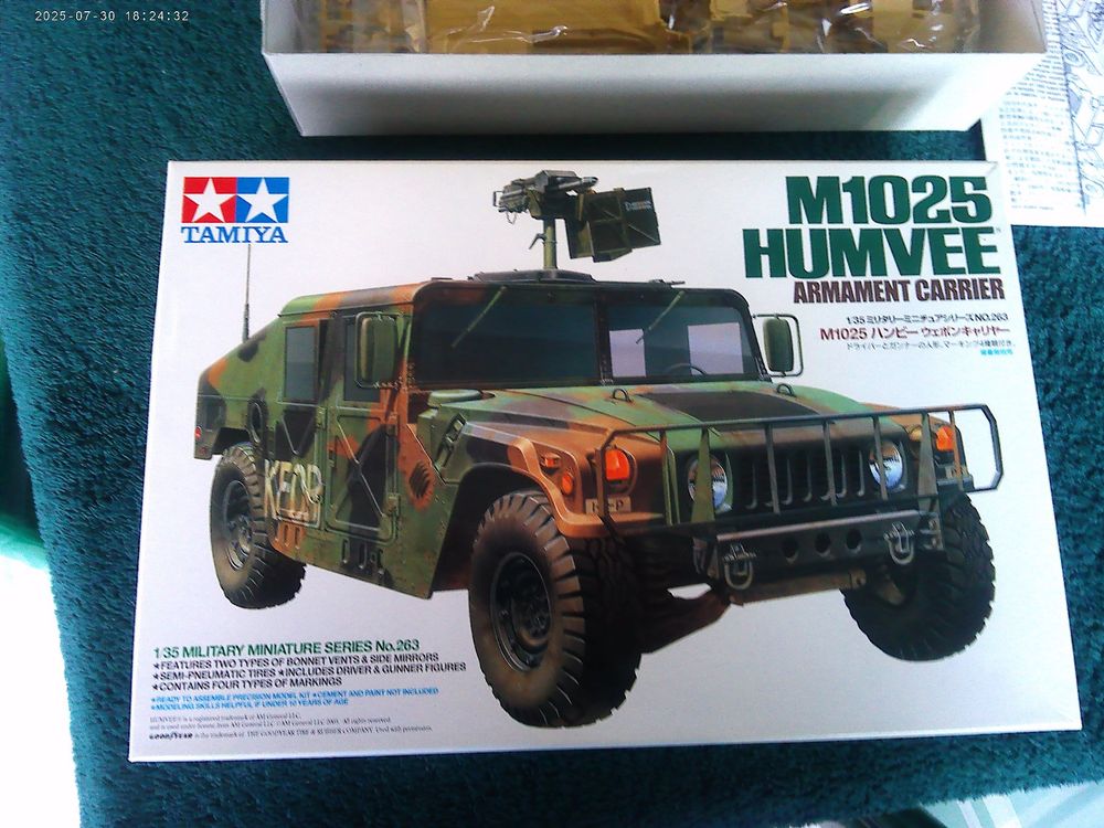 Tamiya M1025 Humvee Armament Carrier, 1:35, Neu! (Neu (gemäss ...