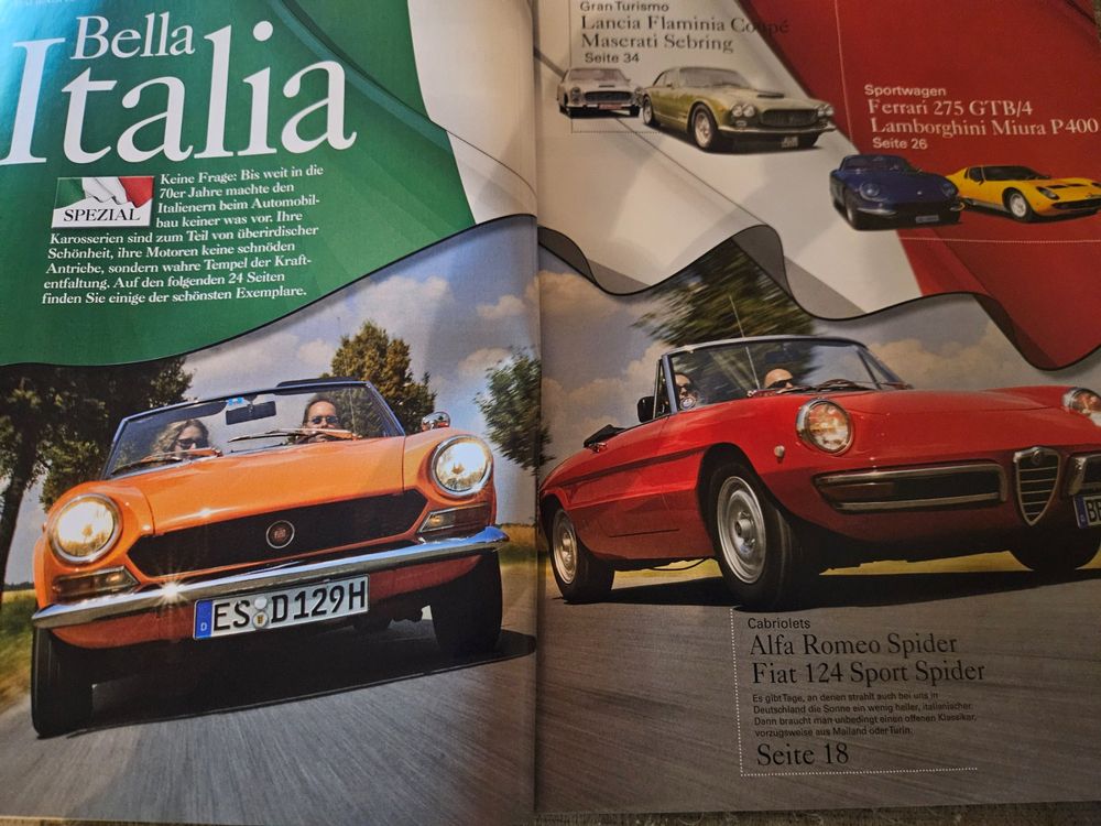 Motor Klassik 9/13 Alfa Fiat Spider Maserati 735 635 F100 xa (Gebraucht ...