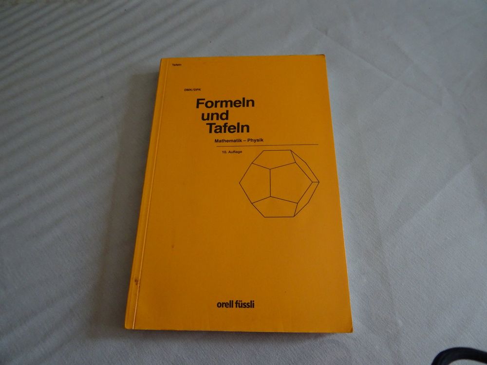 Mathematik Studienbuch Formeln und Tafeln (Gebraucht) in Menziken für ...
