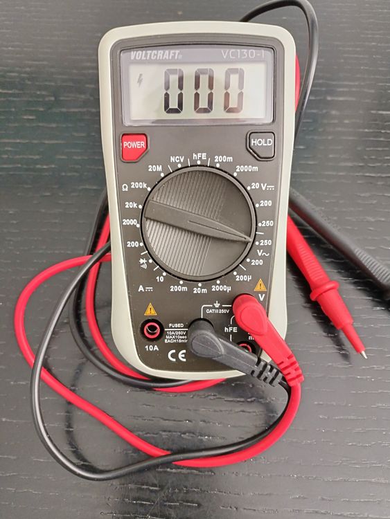 Voltcraft Digital-Multimeter VC130-1 (inkl. Batterie) (Gebraucht) in ...