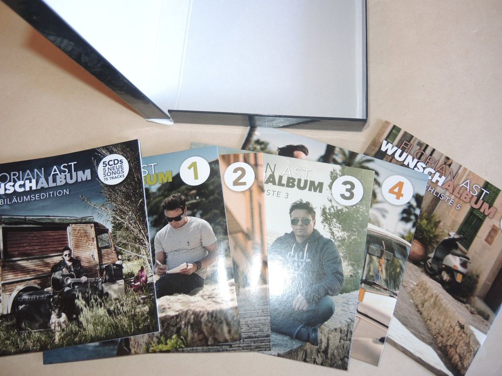 CD Box 5 Stück FLORIAN AST Wunsch Album Jubiläumsedition (Gebraucht) in ...