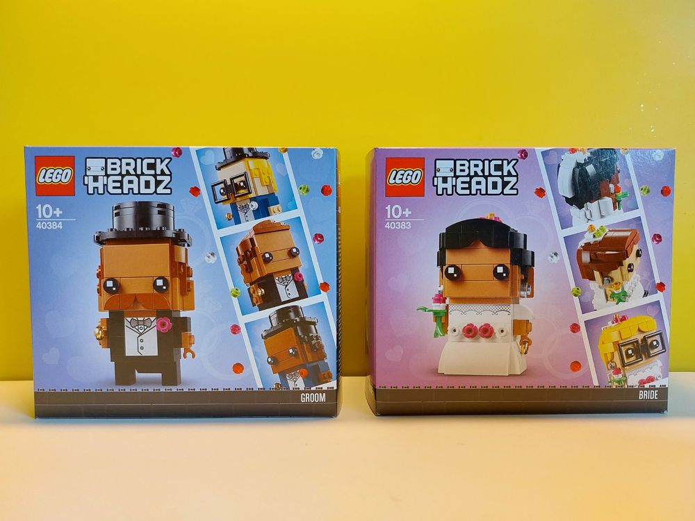 LEGO BrickHeadz - Braut 40383 und Bräutigam 40384 NEU (Neu und ...