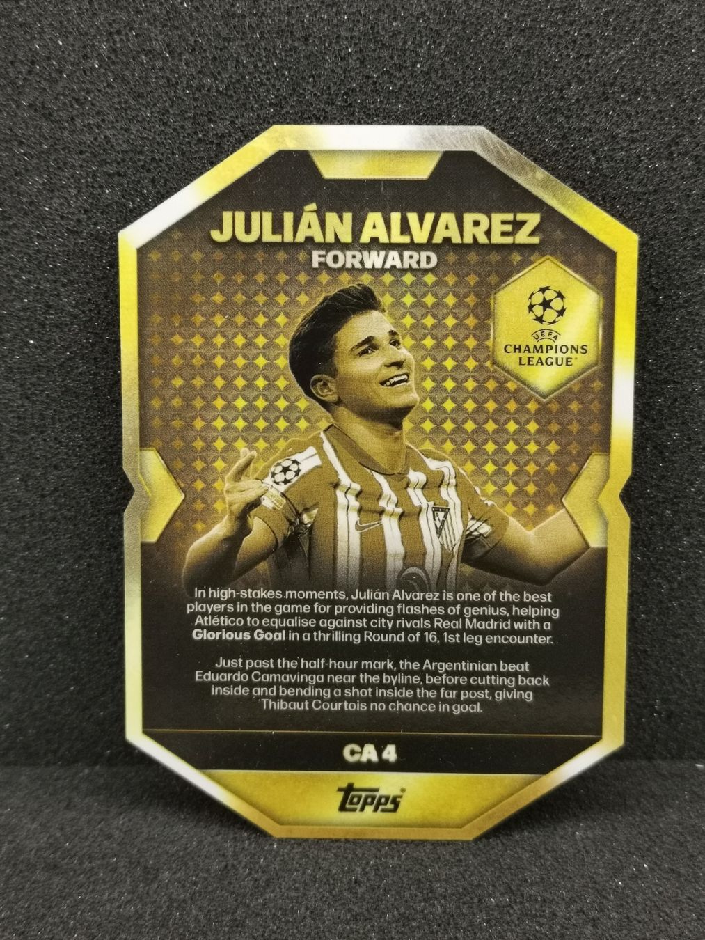 Match attax 2025/26 Julián Alvarez Chrome Award Winner (Gebraucht) in ...